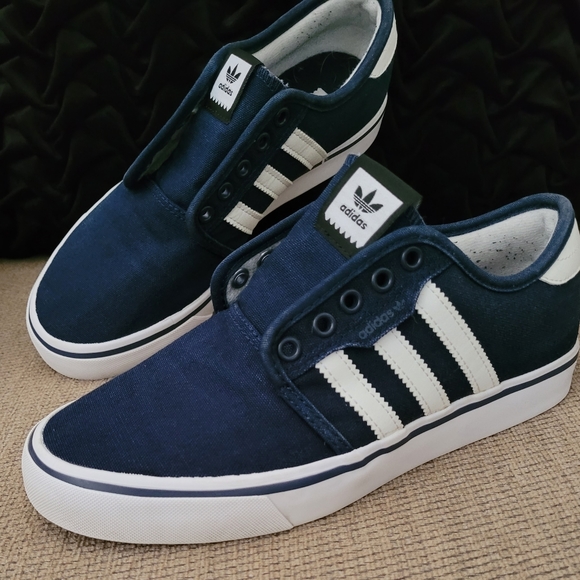 adidas | Shoes | Adidas Youth Navy Blue Sneakers | Poshmark
